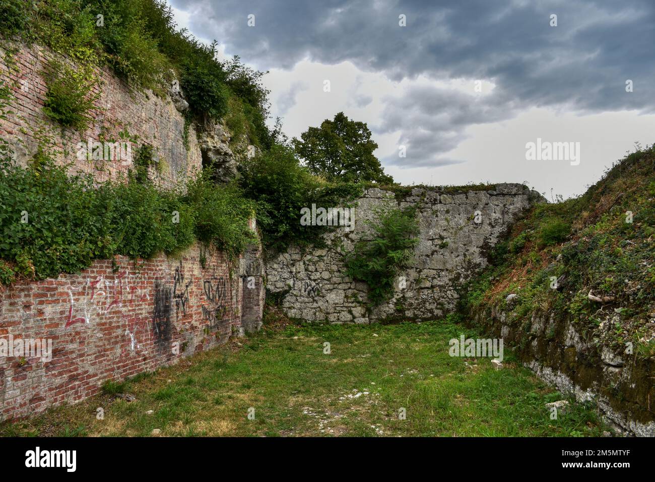 Osoppo, Festung, Bunker, Ruine, Friaul, Denkmal, Forte Osoppo, Gewölbe ...