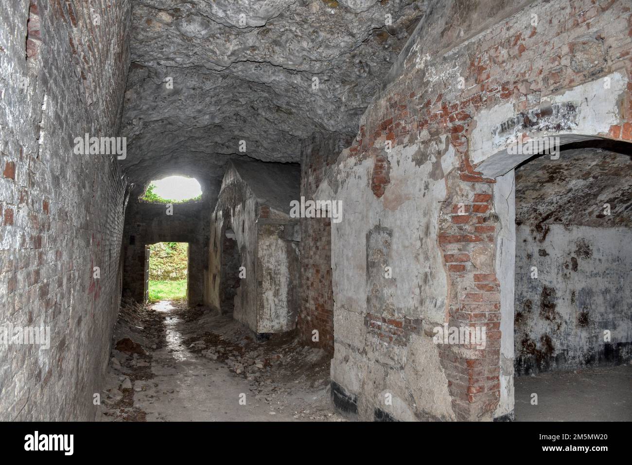 Osoppo, Festung, Bunker, Ruine, Friaul, Denkmal, Forte Osoppo, Gewölbe ...