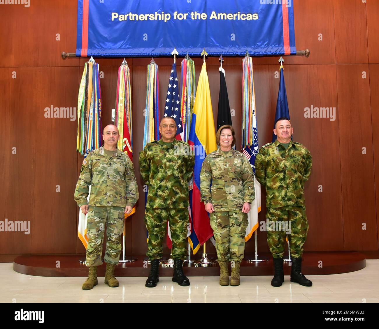 MIAMI (March 28, 2022) – From left to right, U.S. Army Command Sgt. Maj ...