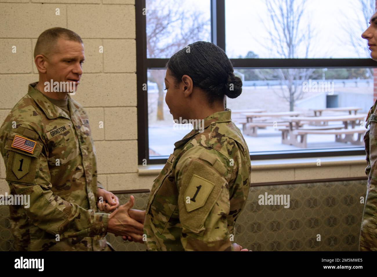 Sergeant Major of Army Michael Grinston visited soldiers from the 1st ...