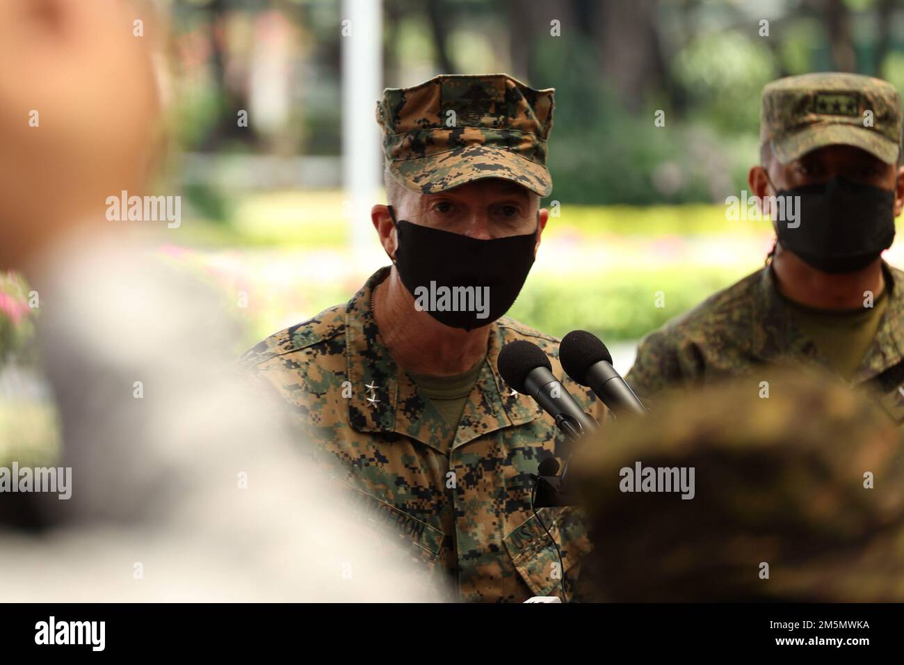 U.S. Marine Corps Maj. Gen. Jay Bargeron, U.S. Exercise Director and 3d ...