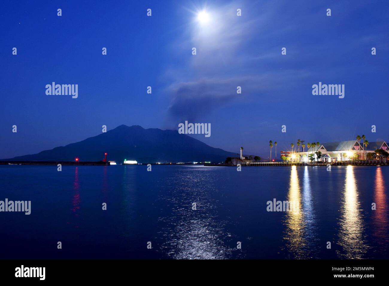 Sakurajima - an active volcano, formerly an island and now a peninsula ...