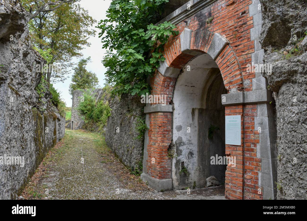 Osoppo, Festung, Bunker, Ruine, Friaul, Denkmal, Forte Osoppo, Gewölbe ...
