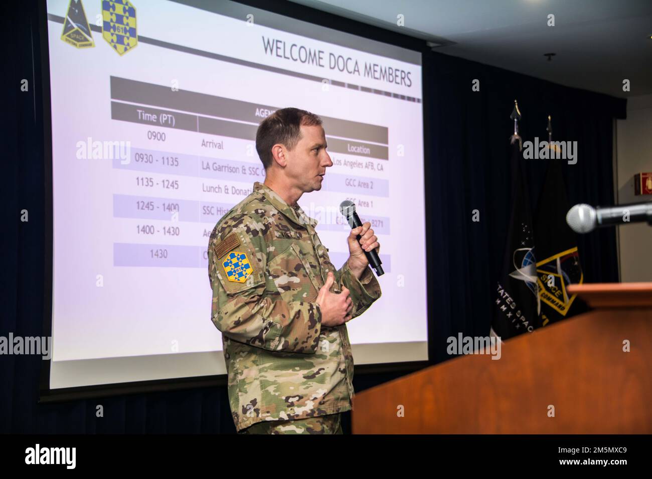 Lt. Col. Brian Vance, Los Angeles Garrison (LAG) Deputy Commander at ...