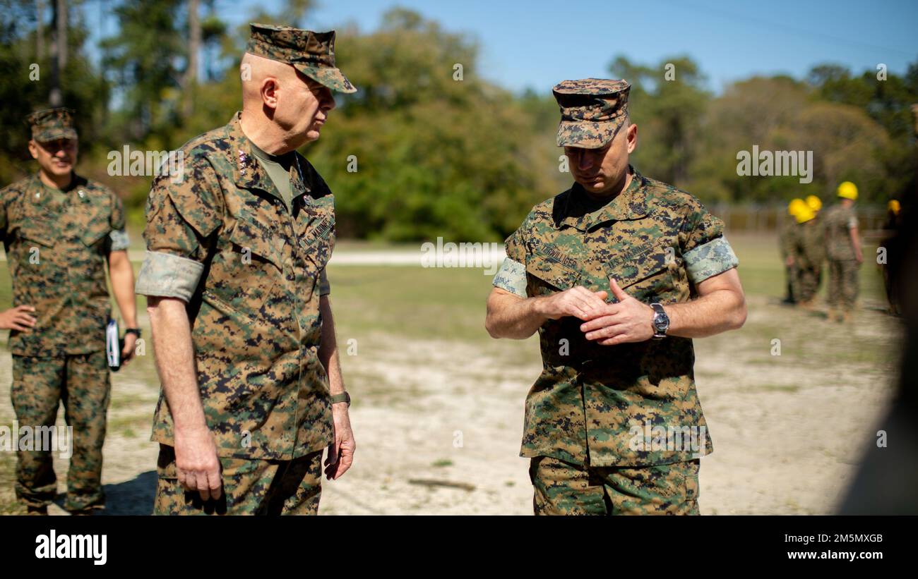 U.S. Marine Corps Gen. David Berger, commandant of the Marine Corps ...