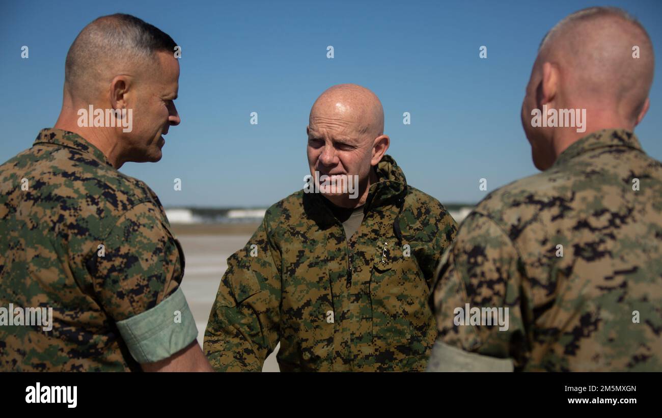 U.S. Marine Corps Gen. David Berger, commandant of the Marine Corps ...
