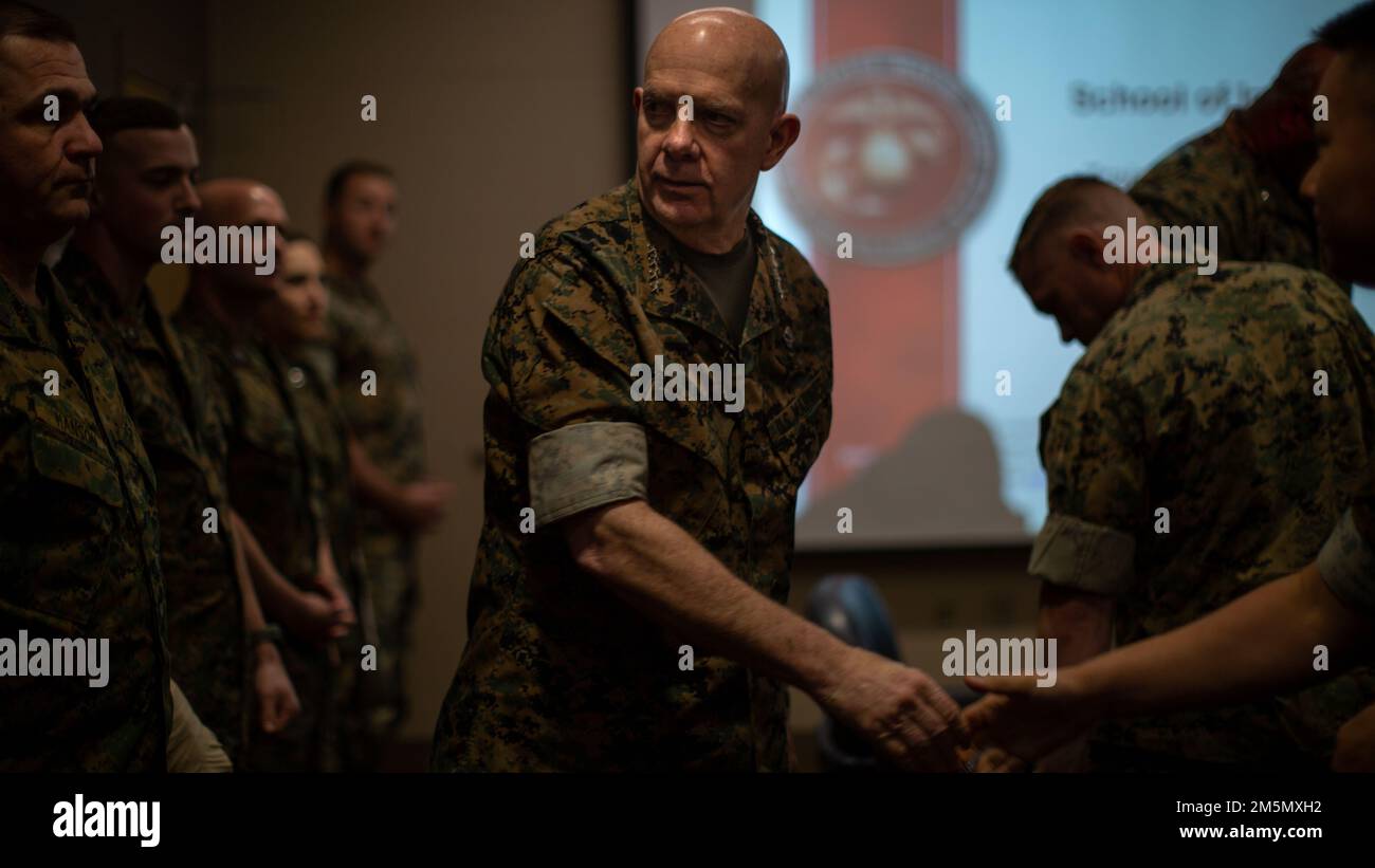 U.S. Marine Corps Gen. David Berger, commandant of the Marine Corps ...