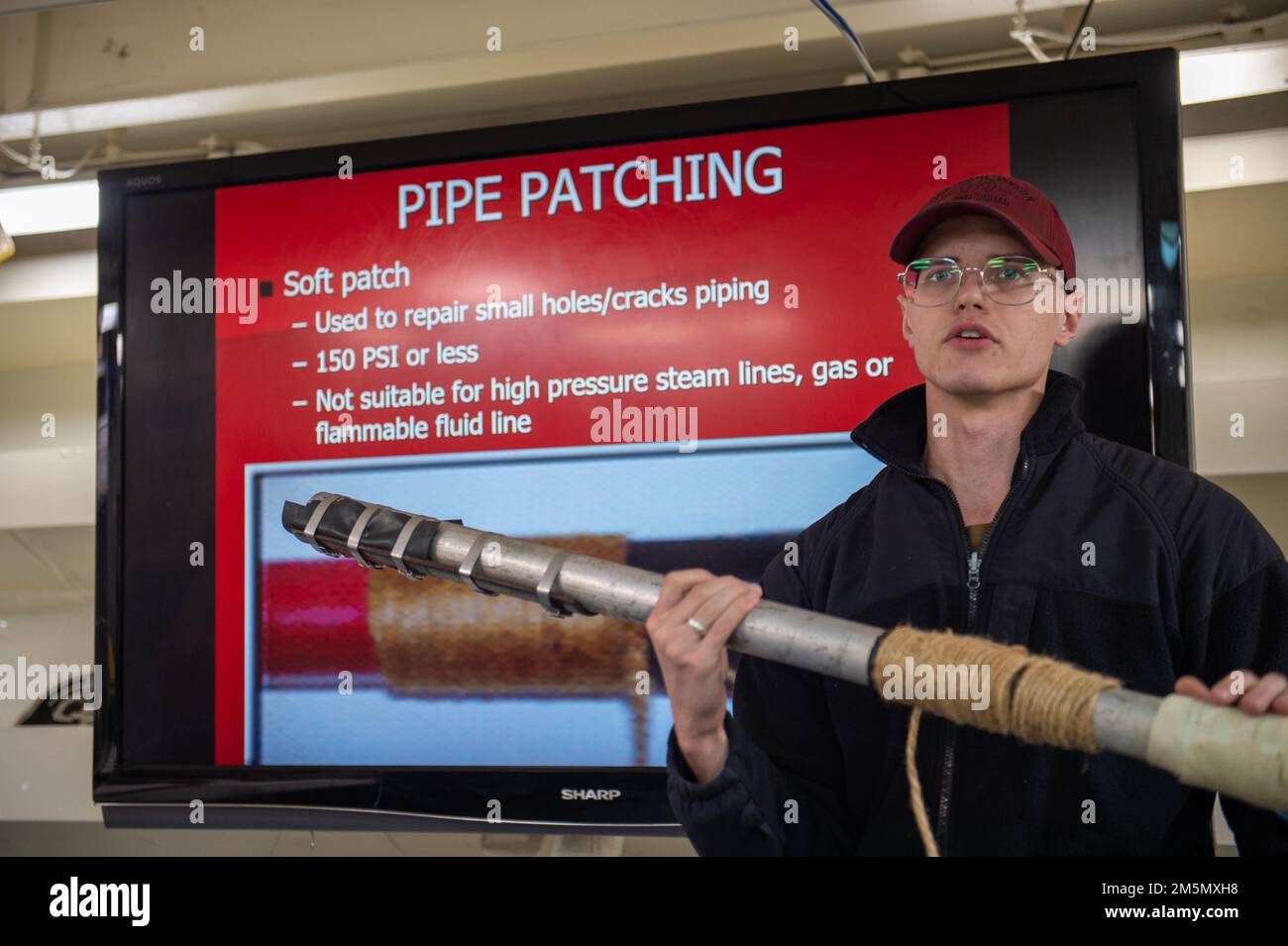 220328-N-TY704-1034 PACIFIC OCEAN (March 28, 2022) Damage Controlman ...