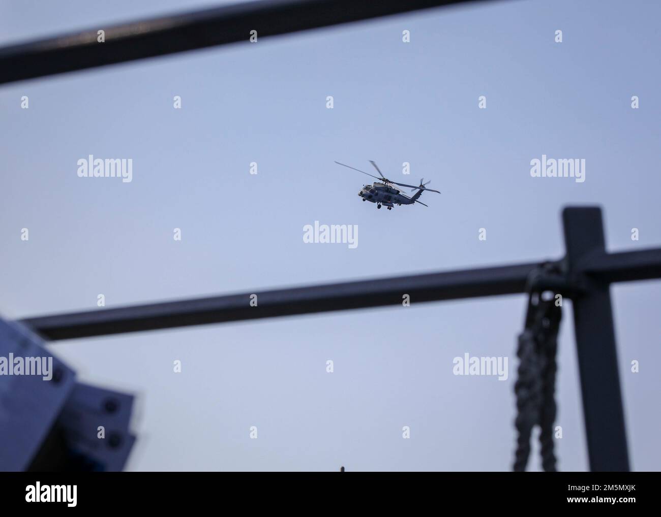 ATLANTIC OCEAN (March 28, 2022) – An MH-60R Sea Hawk, assigned to the ...