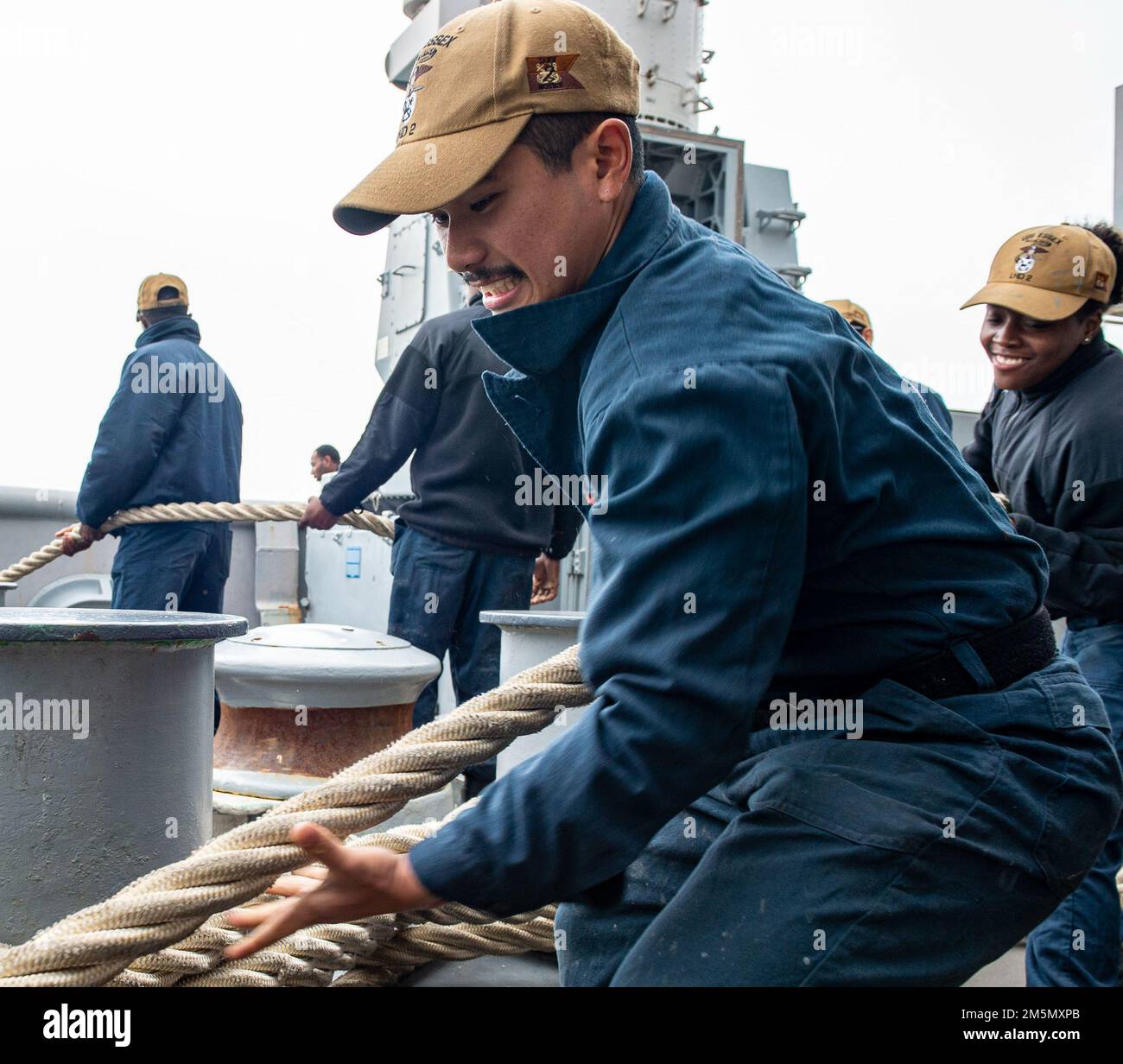 PACIFIC OCEAN (March 28, 2022) Seaman Greg Lauron, a native of Los ...