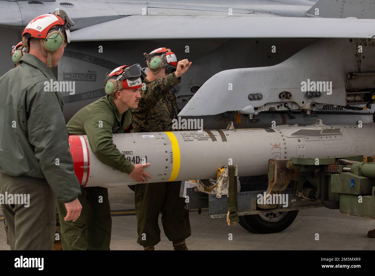U.S. Marines with Marine All Weather Fighter Attack Squadron (VMFA(AW ...