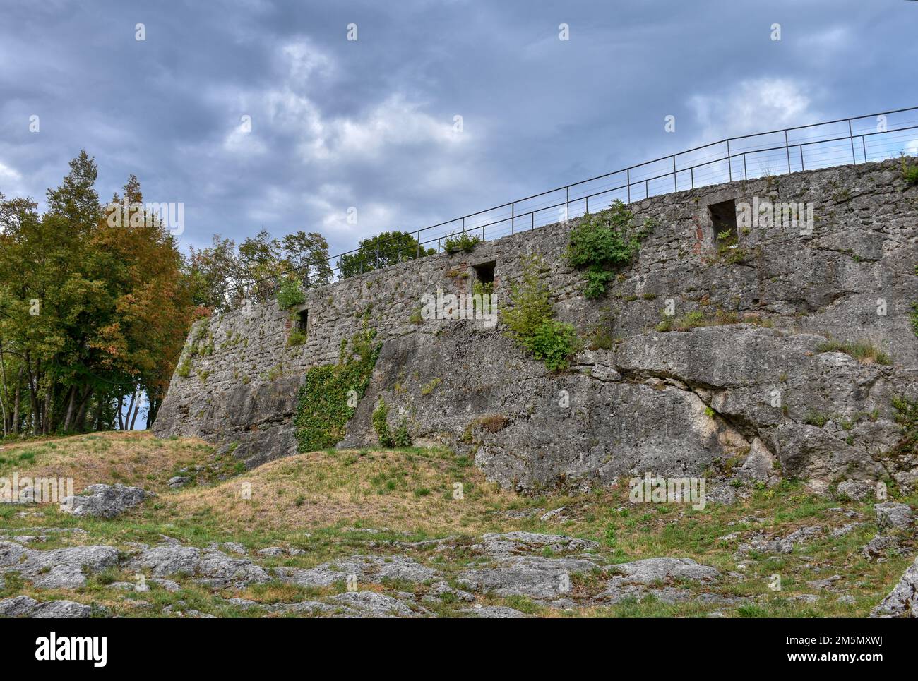 Osoppo, Festung, Ruine, Friaul, Denkmal, Forte Osoppo, Colle Napoleone ...