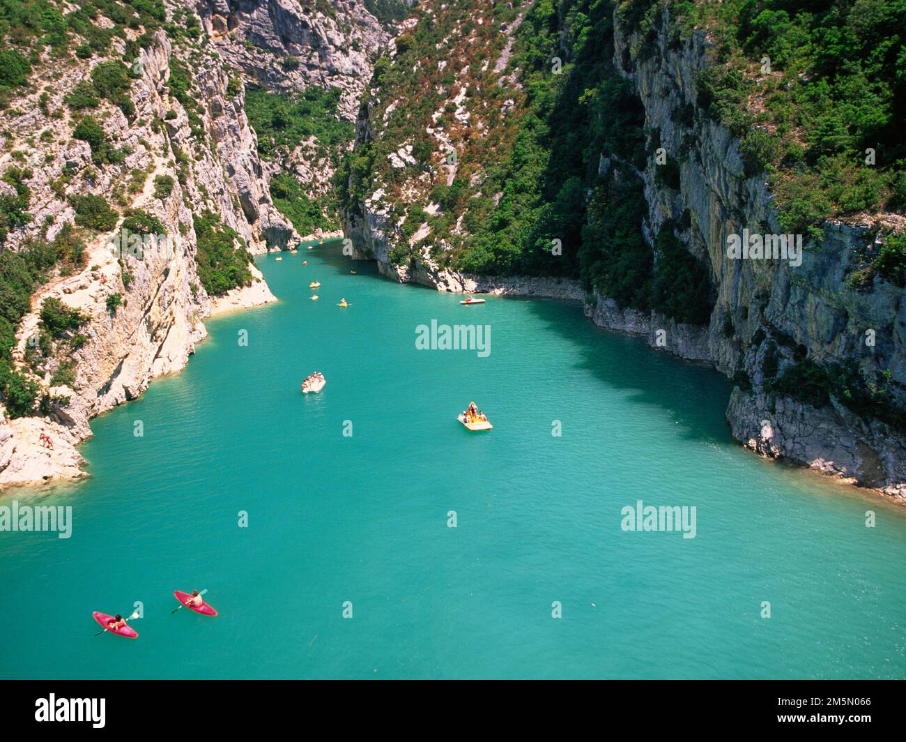 Lower Verdon gorges in Quinson Provence Stock Photo - Alamy