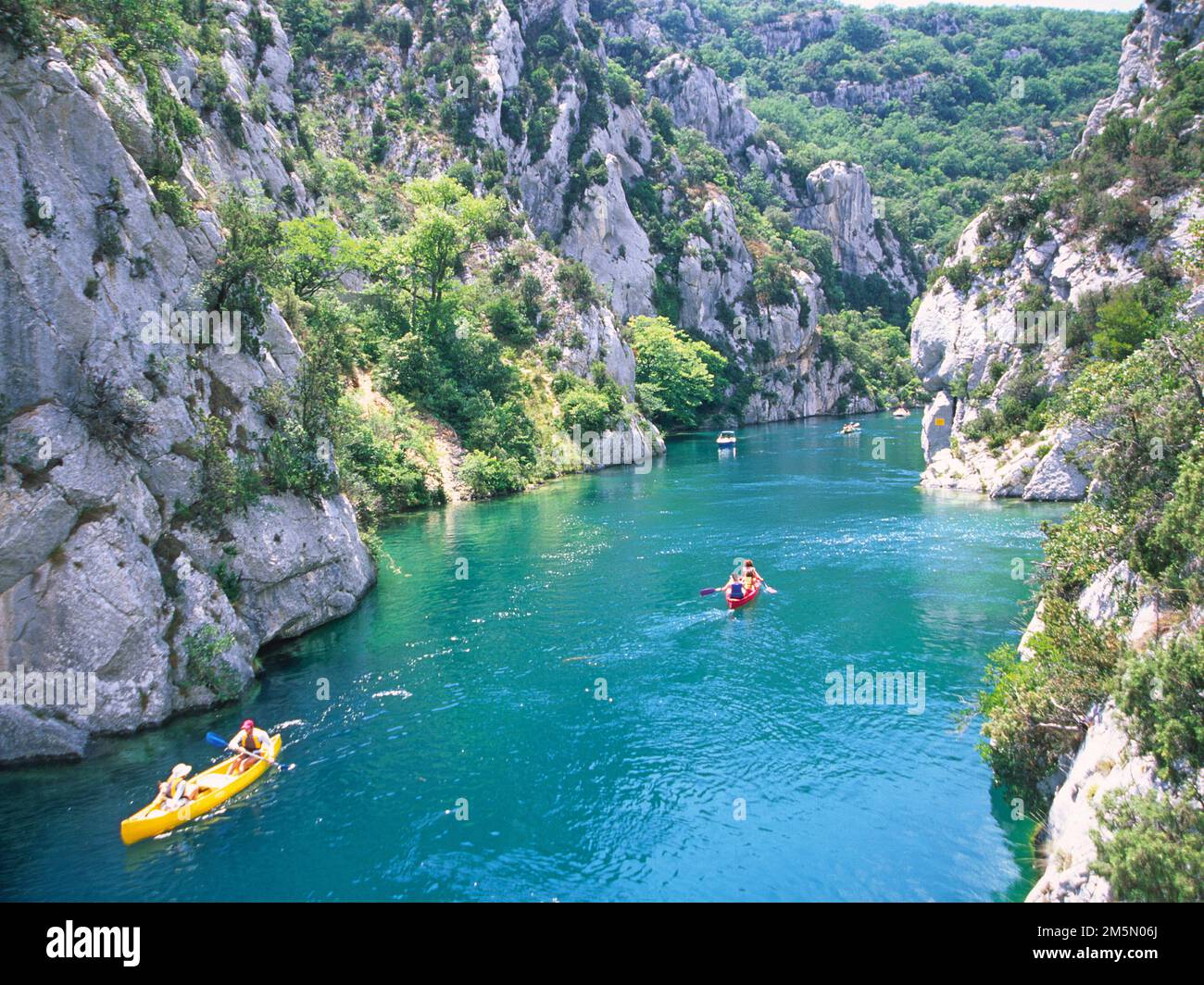 Lower Verdon gorges in Quinson Provence Stock Photo - Alamy