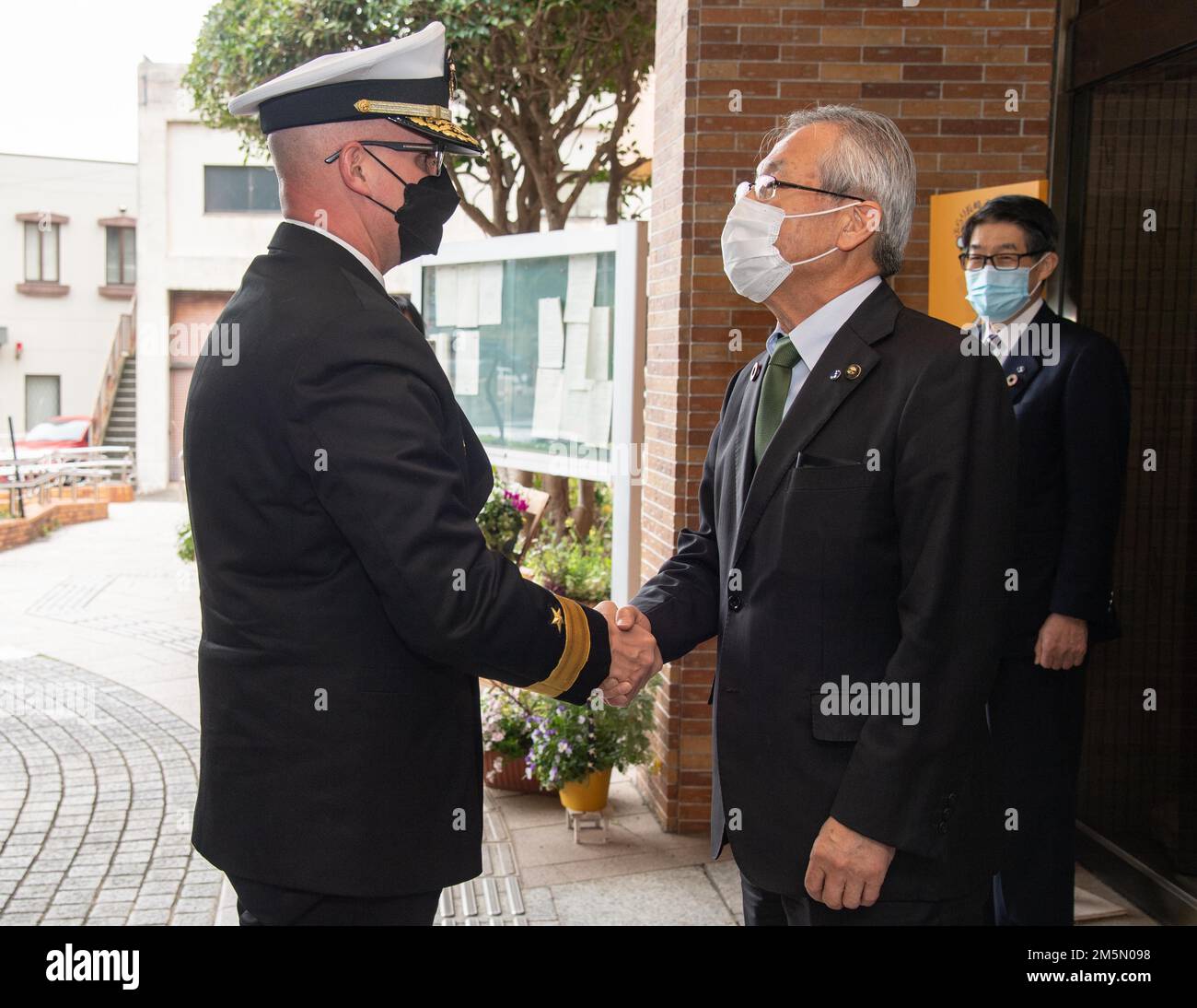 Rear Adm. Carl Lahti, Commander, Navy Region Japan/ Commander, U.S ...