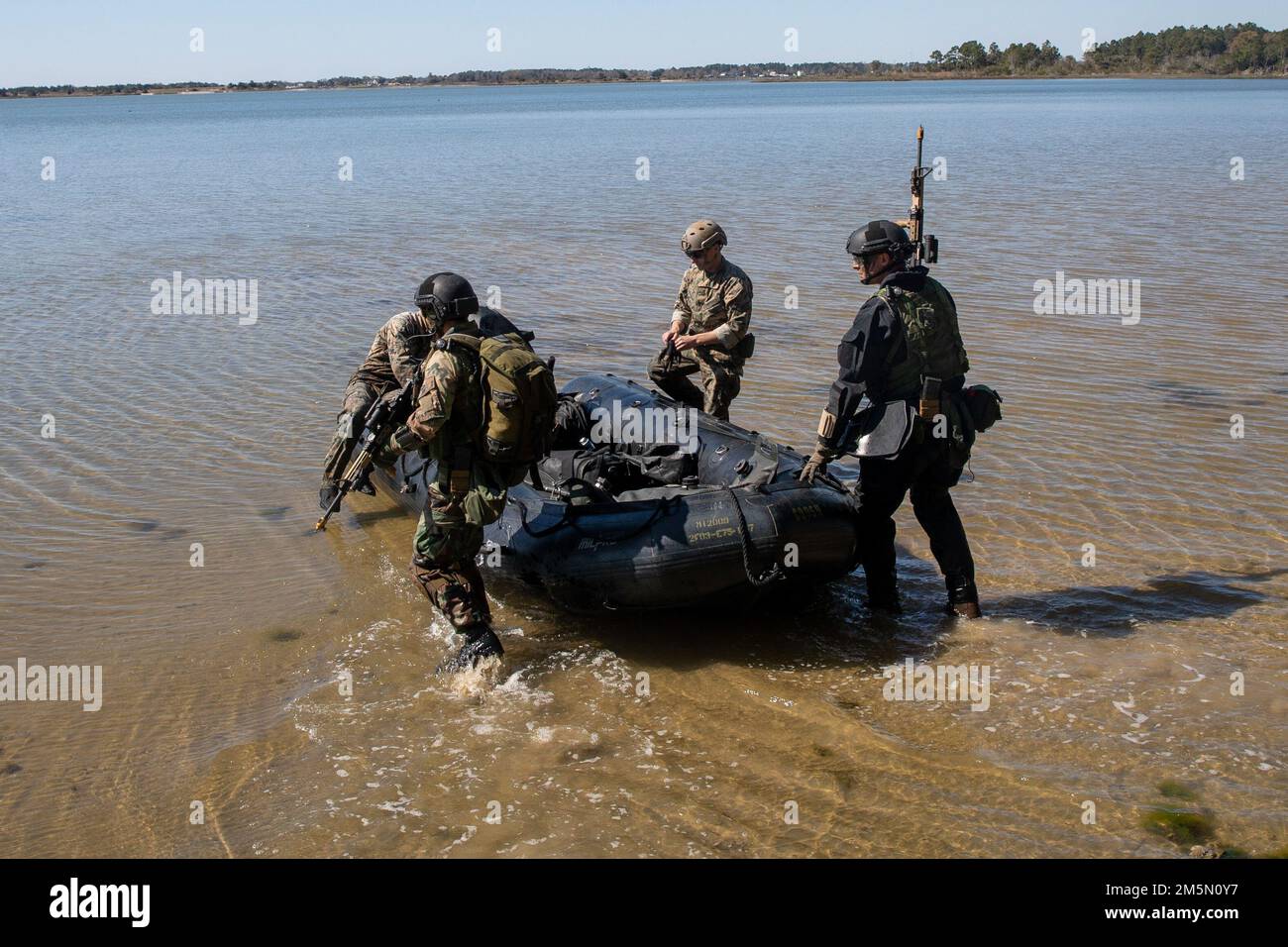 U.S. Marines with 2d Reconnaissance Battalion, 2d Marine Division, and ...