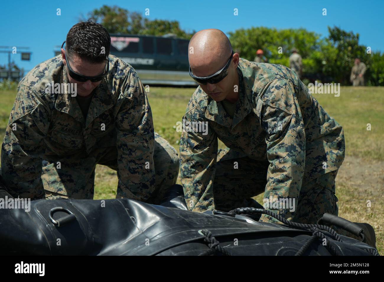 U.S. Marines with Littoral Engineer Reconnaissance Team, 9th ...