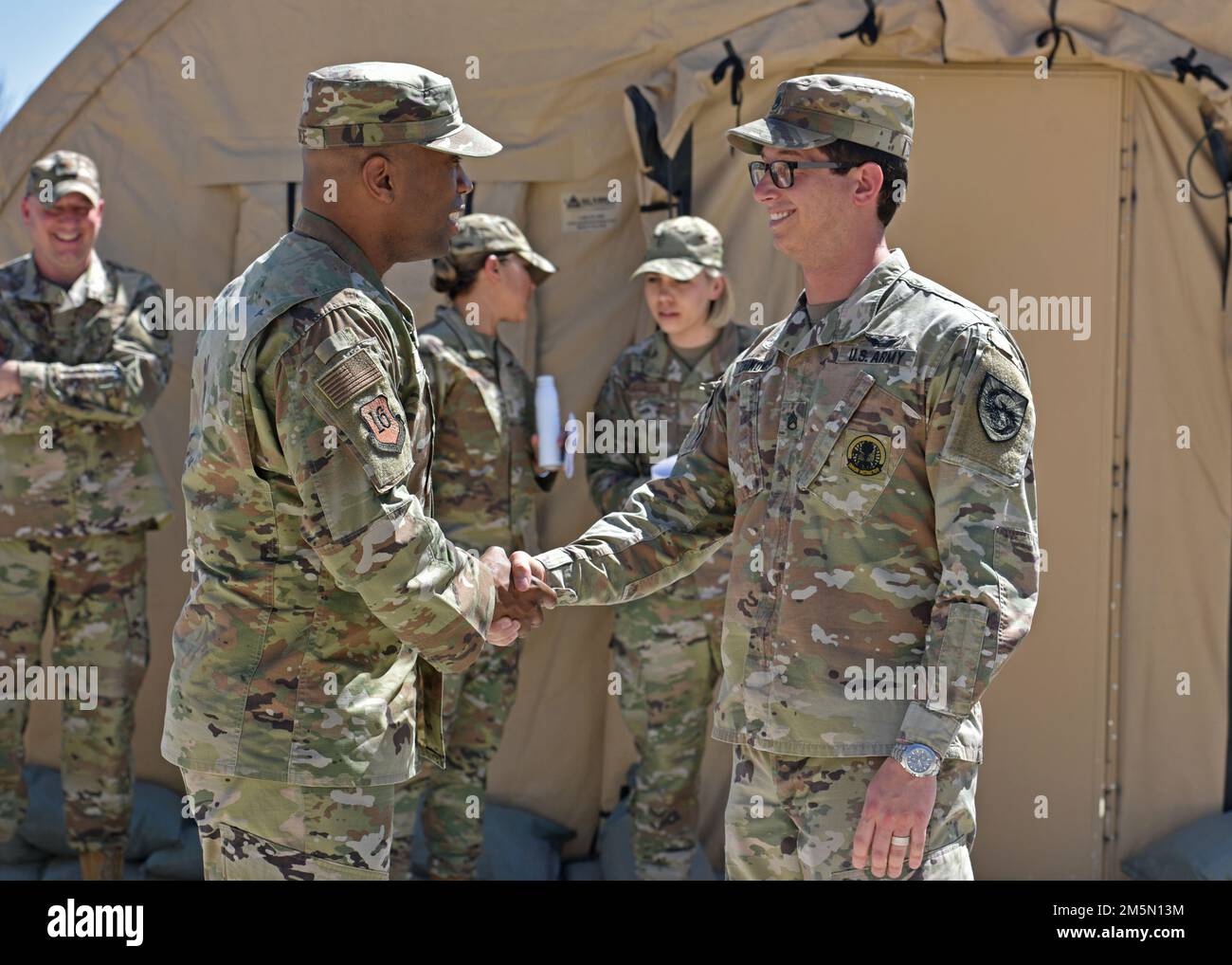 U.S. Air Force Chief Master Sgt. Kenneth M. Bruce Jr., 16th Air Force ...