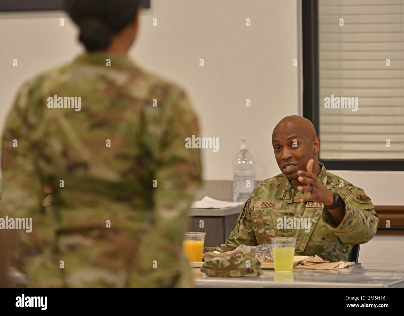 U.S. Air Force Chief Master Sgt. Kenneth M. Bruce Jr., 16th Air Force ...