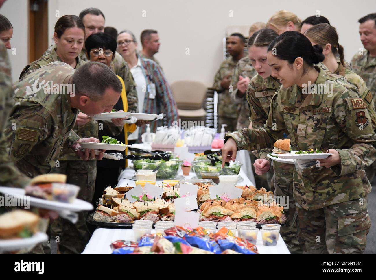 Keesler personnel attend the Women's History Month Luncheon inside the ...