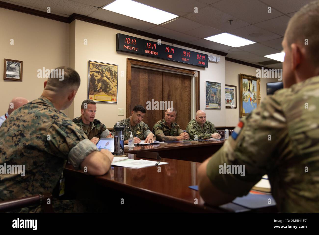U.S. Marines and personnel assigned to II Marine Expeditionary Force ...