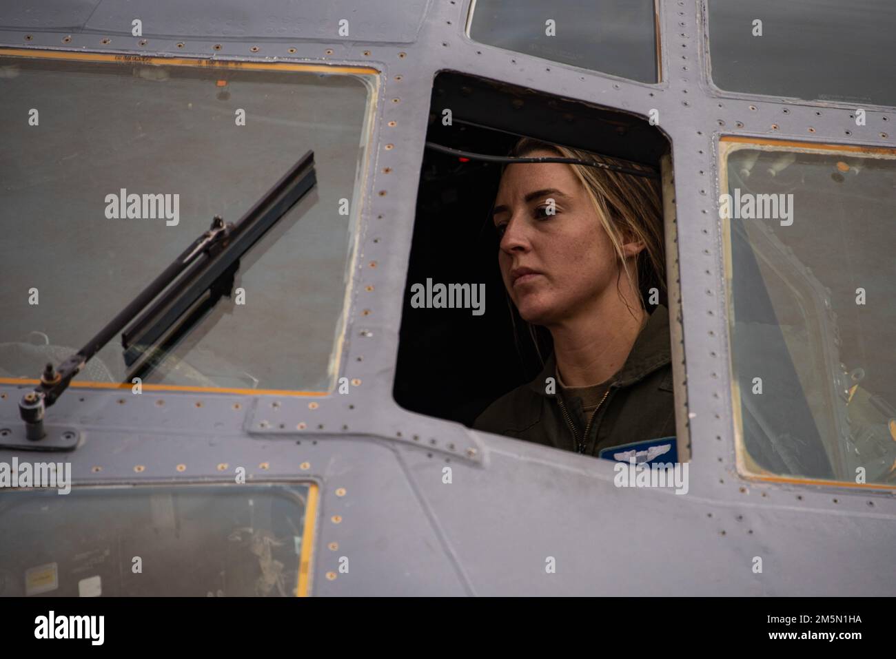 U.S. Air Force Capt. Ashley Bartmas, 55th Electronic Combat Group EC ...
