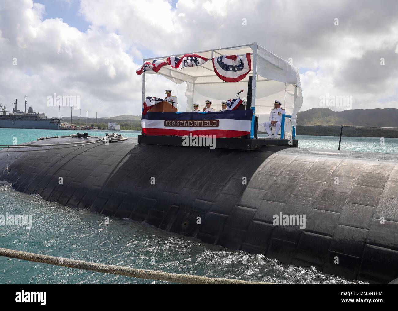 220328-N-XP344-1019 APRA HARBOR (March 28, 2022) -- Rear Adm. Jeff ...