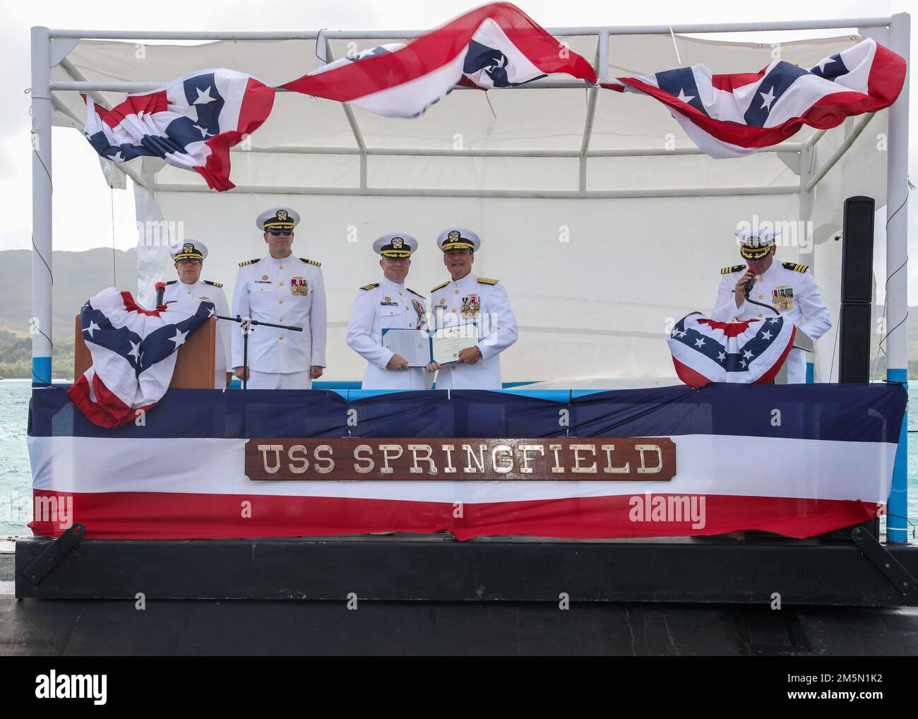 220328-N-XP344-1022 APRA HARBOR (March 28, 2022) -- Rear Adm. Jeff ...