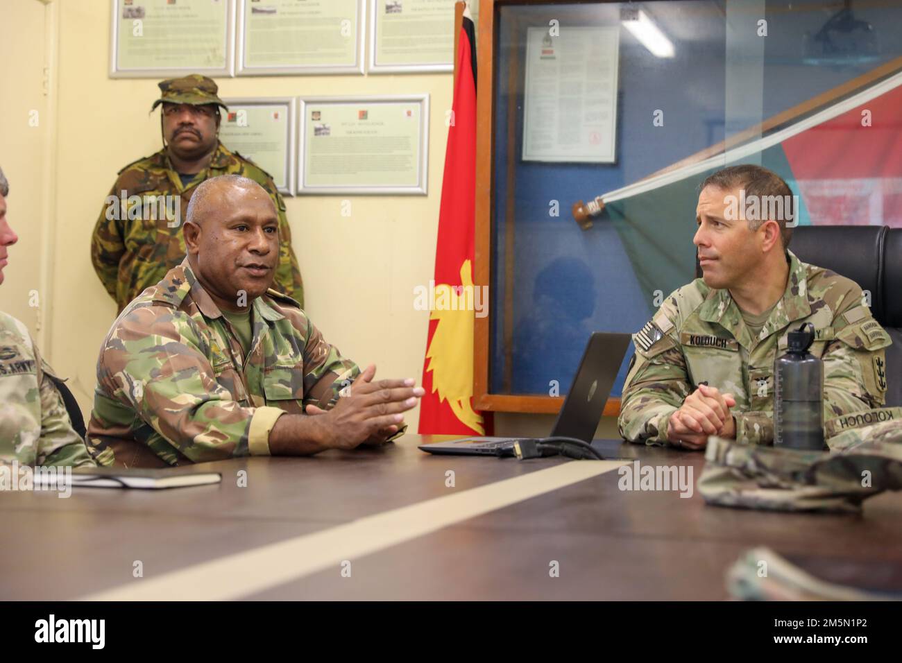 Papua New Guinea Defense Force, Lt. Col. Heta Nombe hosted the 130th ...