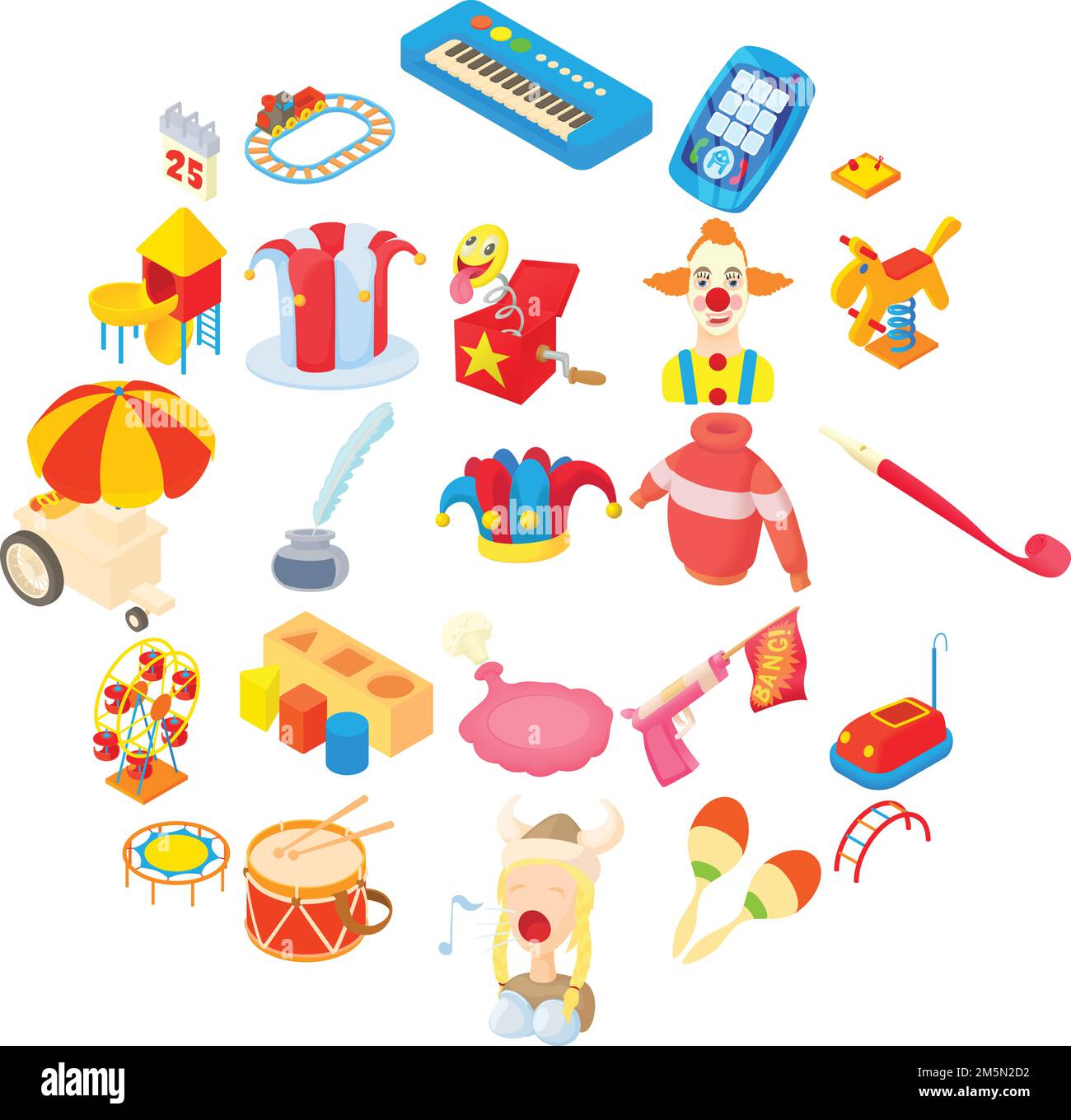 Pleasure icons set. Cartoon set of 25 pleasure vector icons for web ...