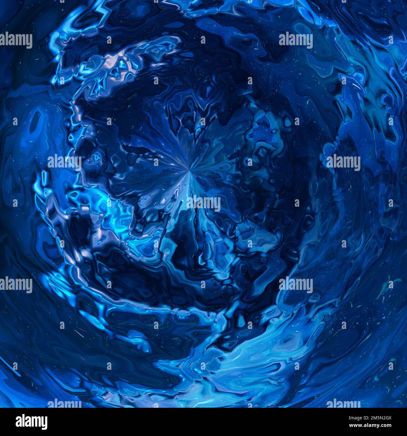 Abstract blue colorful marble, mix liquid color swirl texture. Modern ...