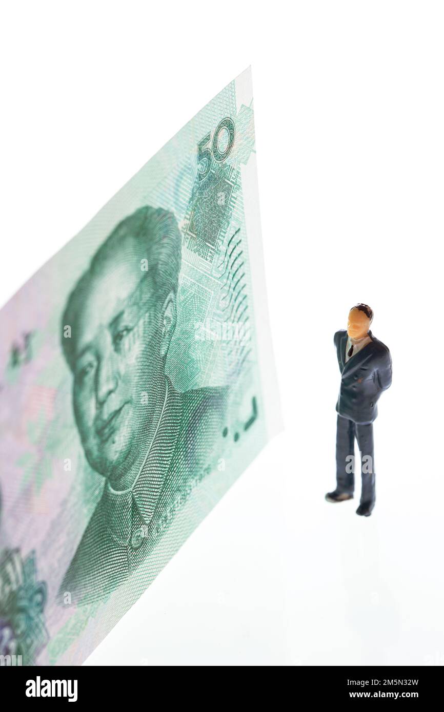 Chinese banknote close-up, business concept Stock Photo - Alamy