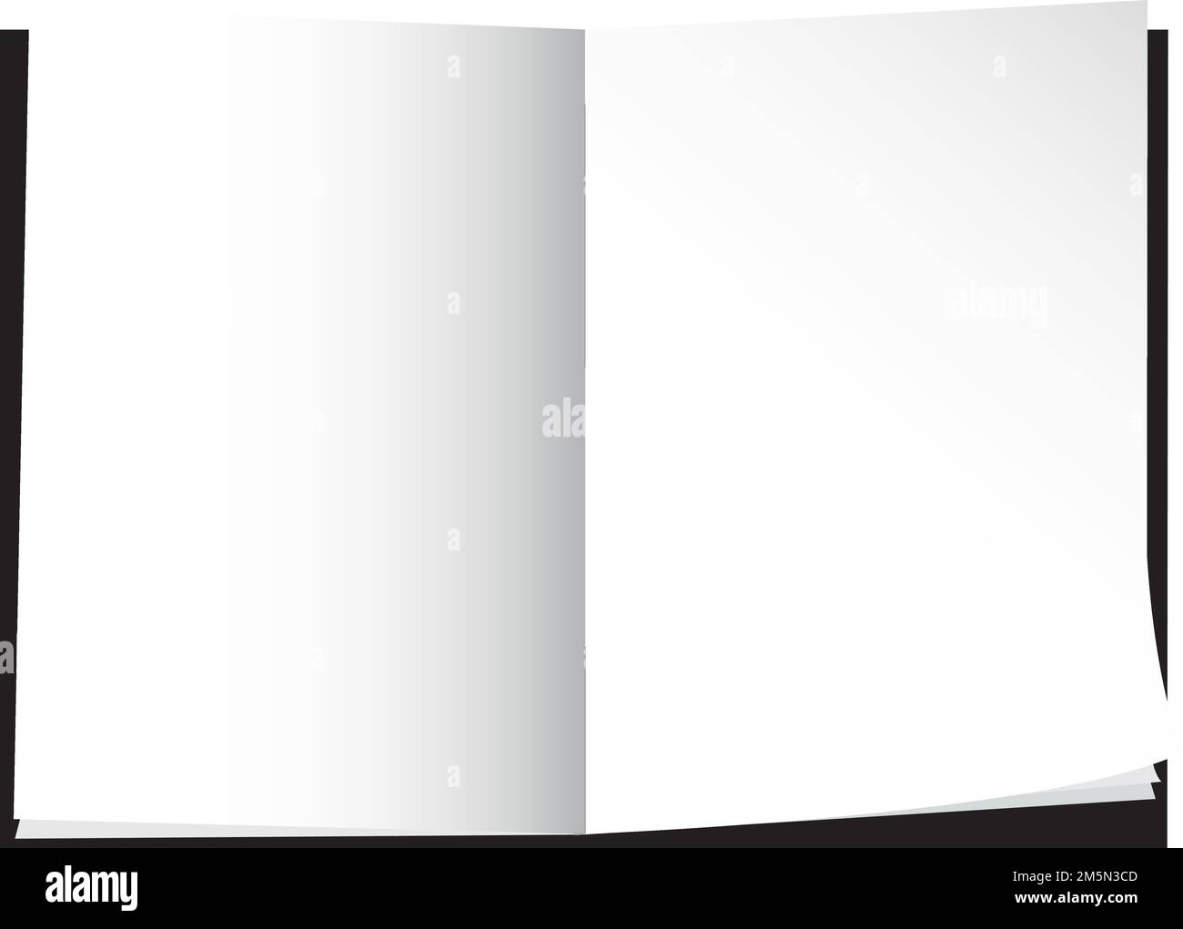 Book spine white Stock Vector Images - Alamy