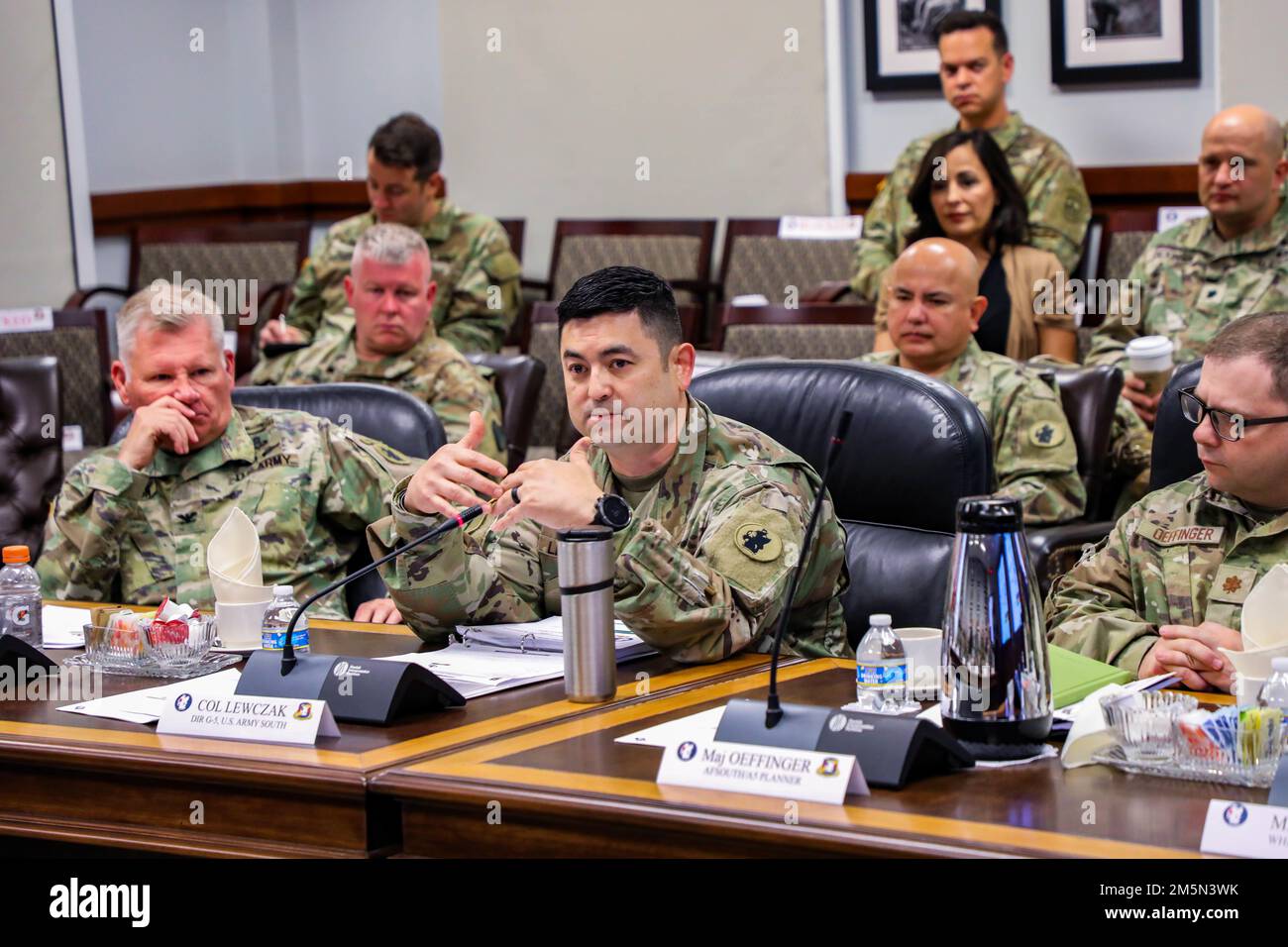 Col. Michael Lewczak, Army South G5 director of strategy, plans, and ...