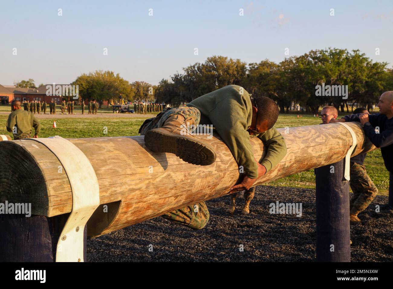 Recruits with India Company, 3rd Recruit Training Battalion, conduct ...