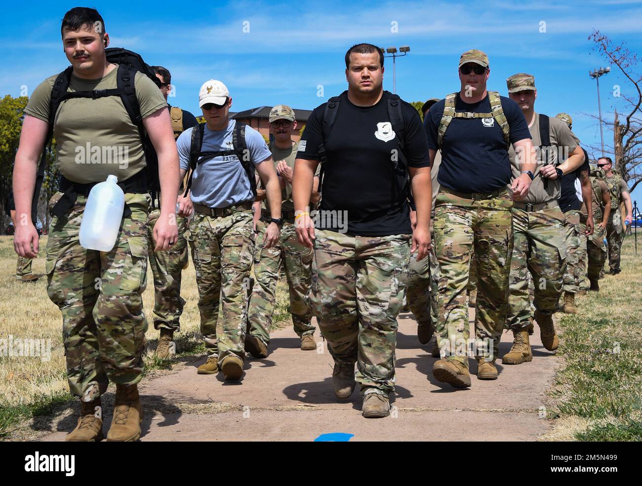Staff Sgt. James Sykes, cener, a Sheppard NCO Academy student from Luke ...