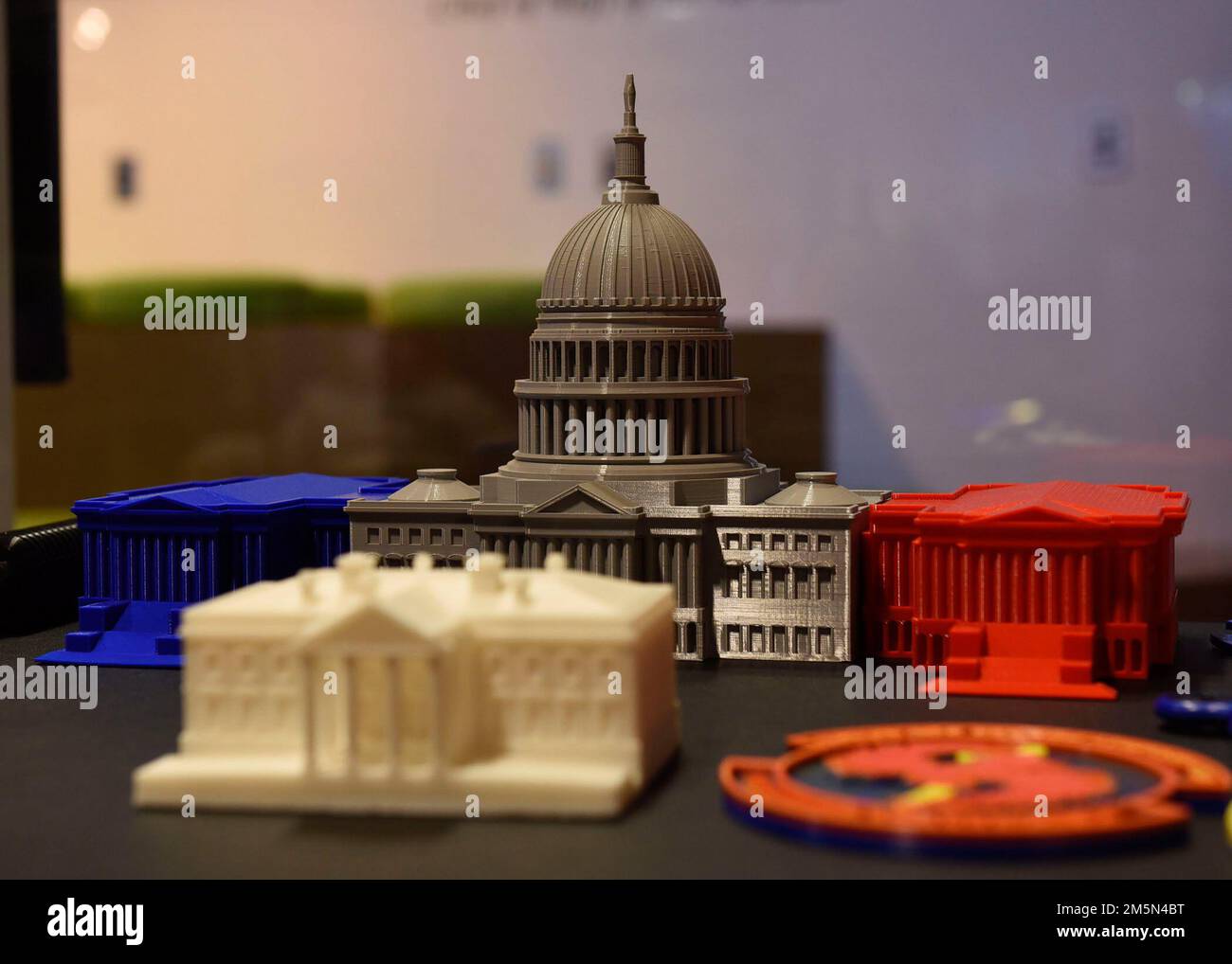 Several 3-D modeled structures are on display at SparkX Cell, Joint ...