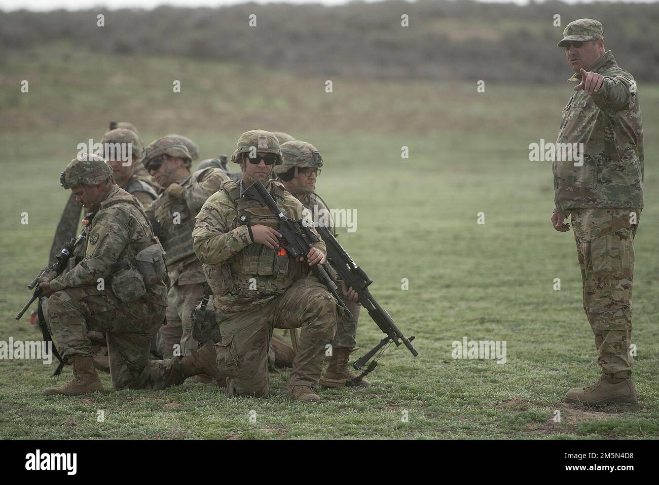 Idaho Army National Guard Master Sgt. Ty Bramble with the 1-183rd ...