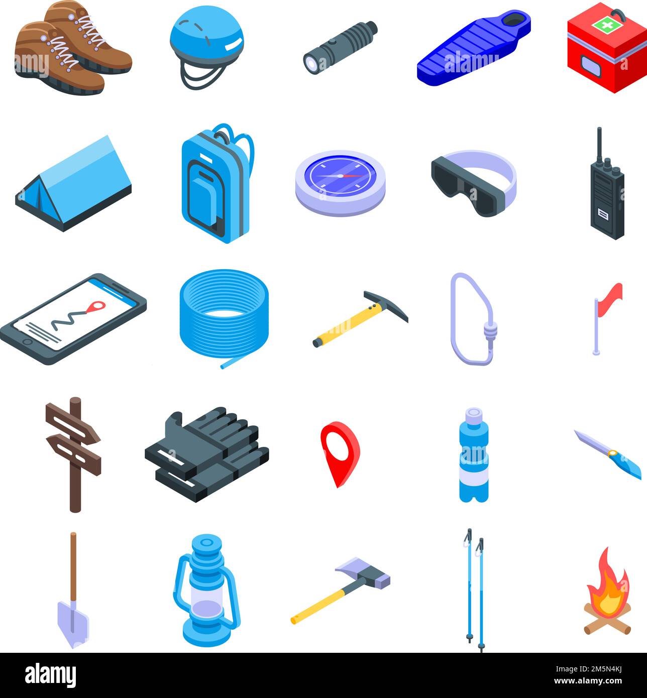 Clamp mountain Stock Vector Images - Alamy