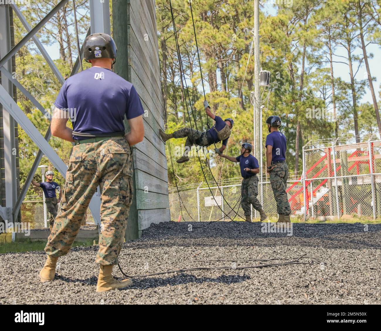 Recruits with India Company, 3rd Recruit Training Battalion learn how ...