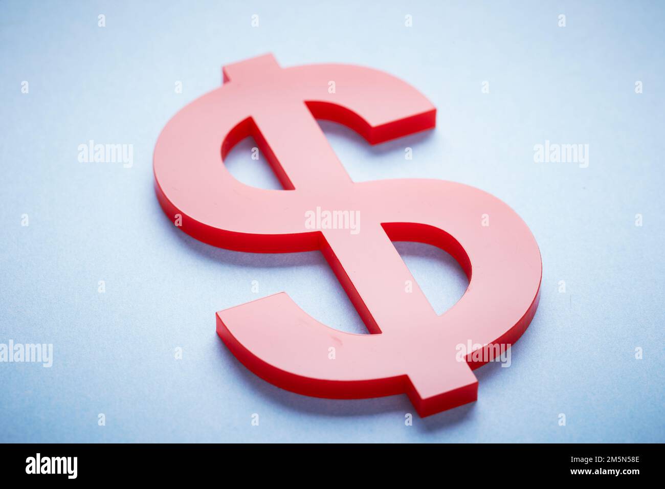 red dollar sign, business idea Stock Photo - Alamy