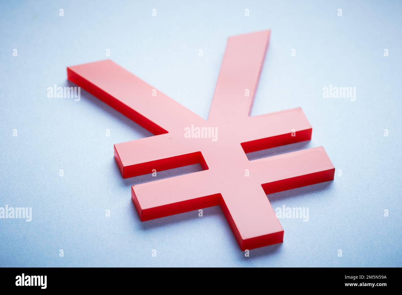 red yen sign, business idea Stock Photo - Alamy