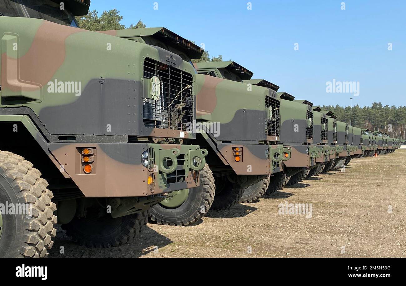 Heavy equipment transporters hi-res stock photography and images - Alamy