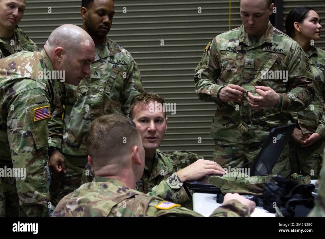 U.S. Army Soldiers attending the Advanced Leaders Course at the U.S ...