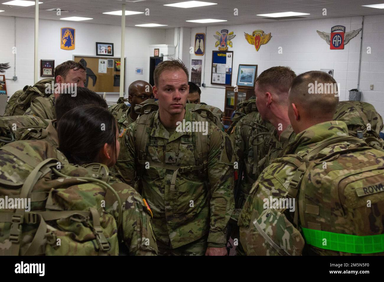 U.S. Army Soldiers attending the Advanced Leaders Course at the U.S ...