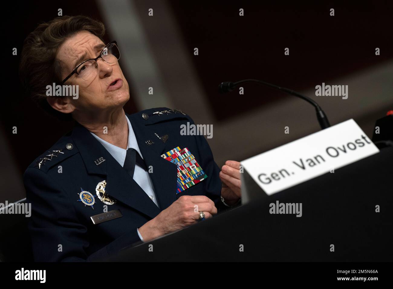The commander of U.S. Transportation Command, Air Force Gen. Jacqueline ...