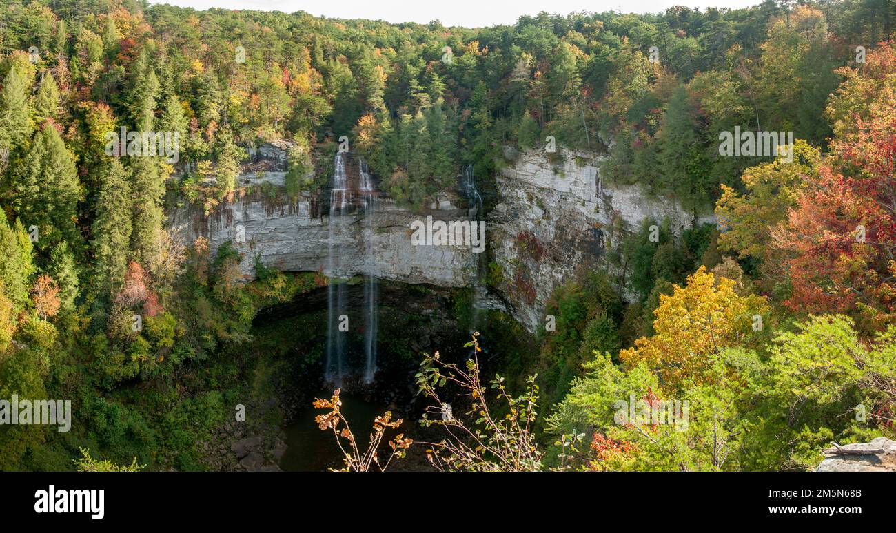 Fall Creek Falls, in the Tennessee state park of the same name, near ...