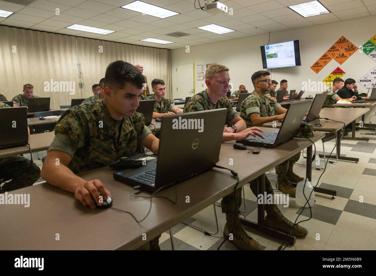U.S. Marines with the Chemical, Biological, Radiological and Nuclear ...