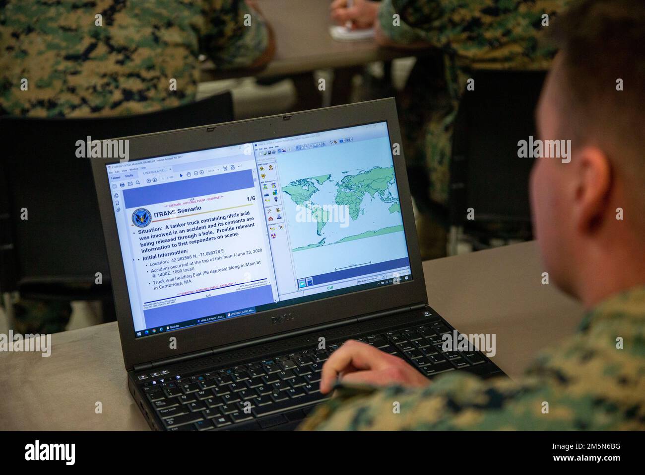 U.S. Marines with the Chemical, Biological, Radiological and Nuclear ...