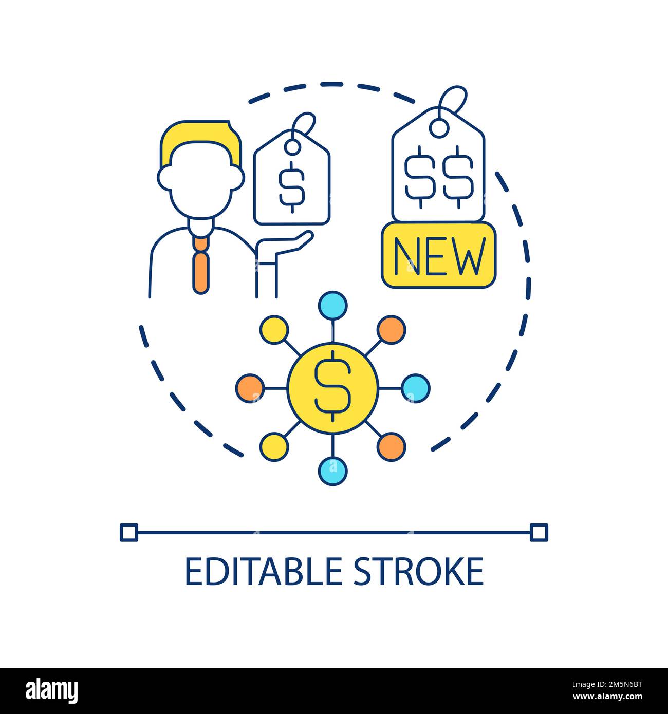 New prices concept icon Stock Vector Image & Art - Alamy